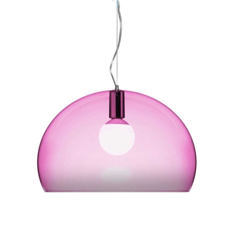 Kartell FLY Pendant Light Chrome by Heal's | ufurnish.com