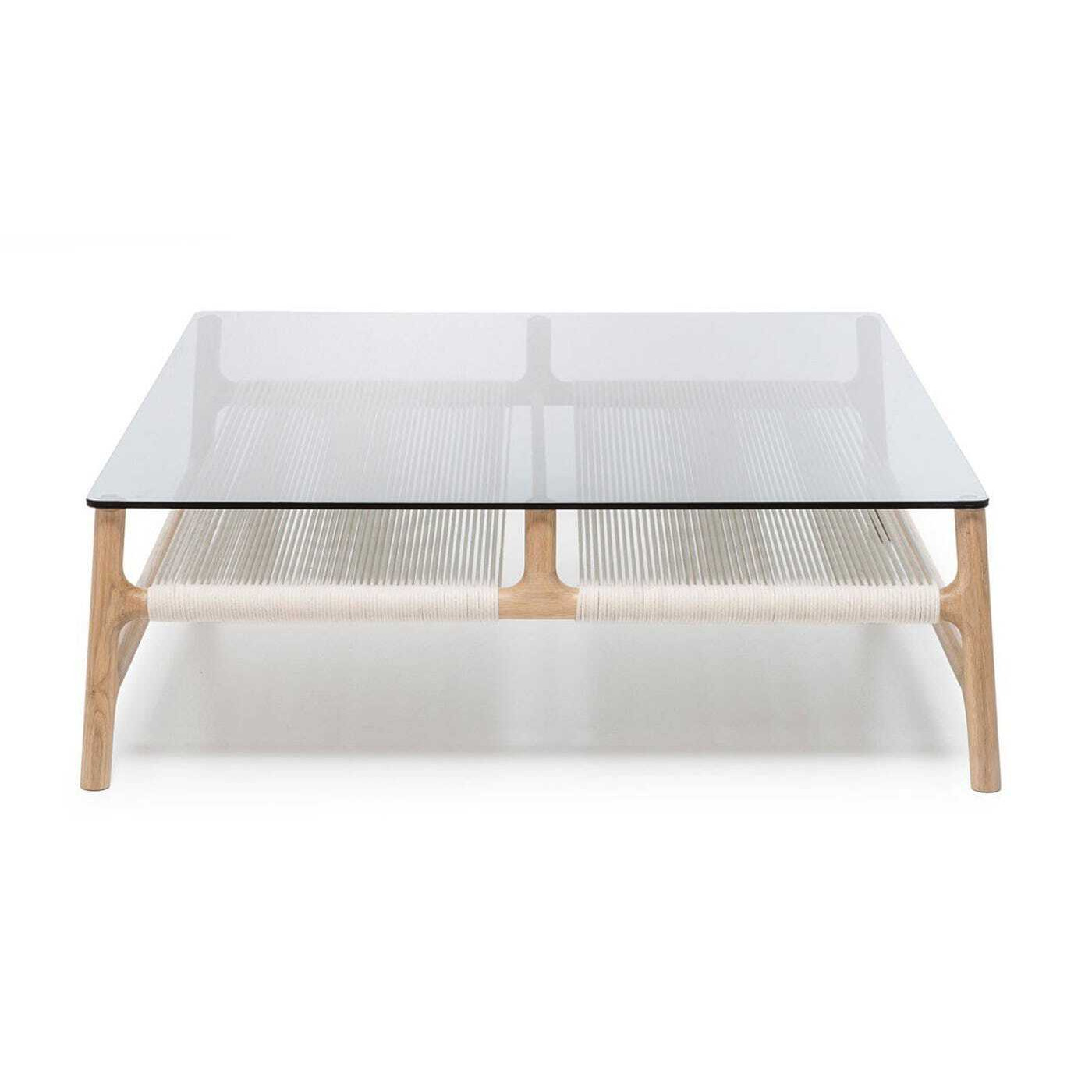 Gazzda Fawn Coffee Table Oak & Grey Glass - Heal's UK Furniture by Heal ...