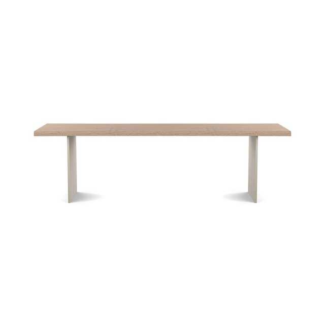 Heal's Berlin Dining Table 260x90cm Grey Oak Natural Edge Not Filled ...
