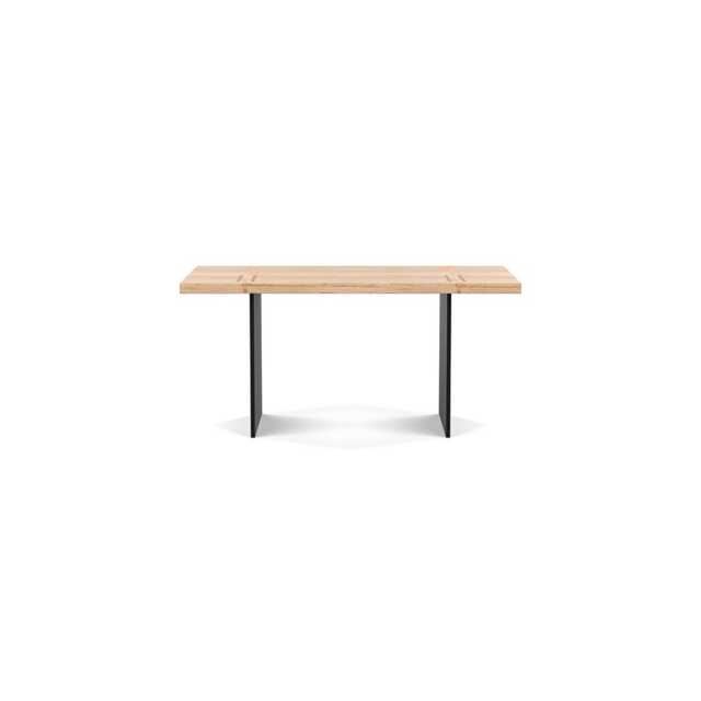 Heal's Berlin Dining Table 160x90cm White Oak Straight Edge Filled ...