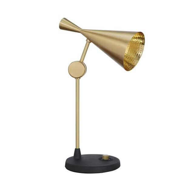 Tom Dixon Beat Table Lamp Brass by Heal's | ufurnish.com