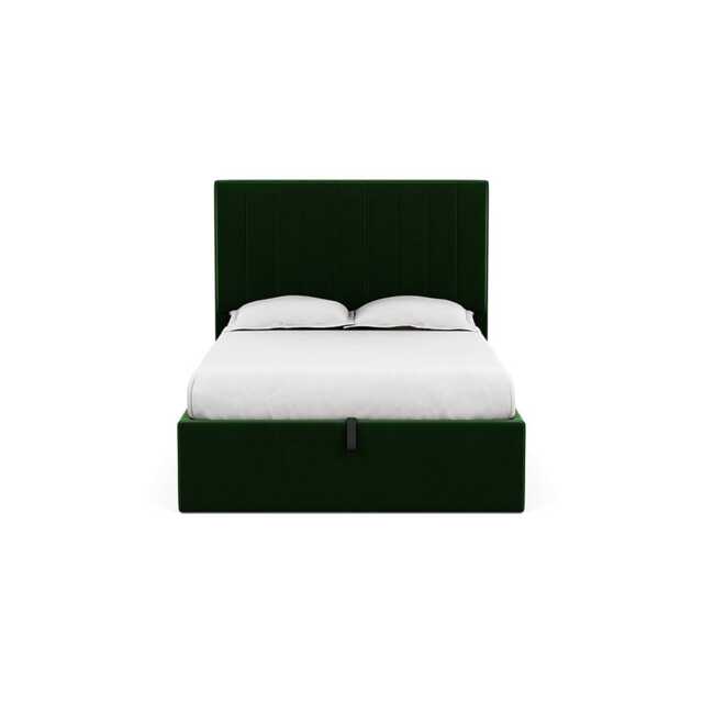 Heal's Storage Divan Double Smart Velvet Forest Black Feet by Heal's ...