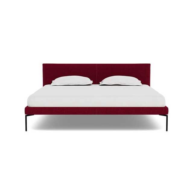 Heal's Matera Bed Super King St Moritz Wool Red by Heal's | ufurnish.com