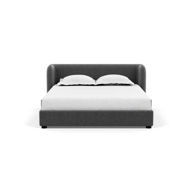 Scp Group Bed King Melton Wool Granite by Heal's | ufurnish.com