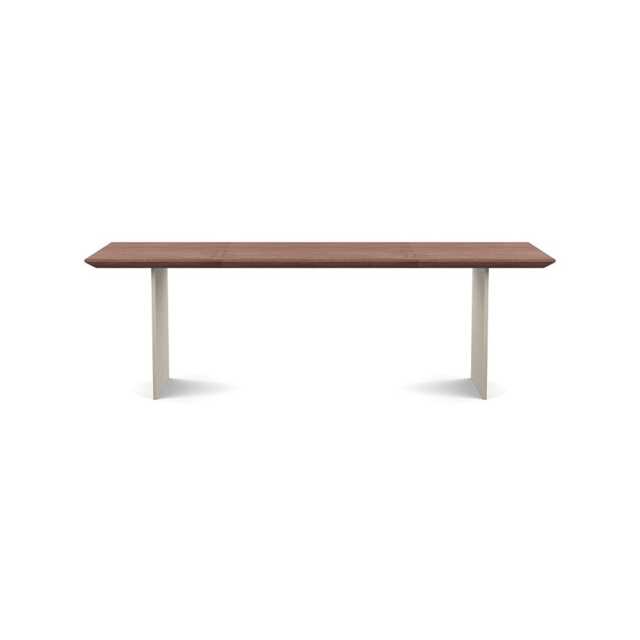 Heal's Berlin Dining Table 240x100cm White Oak Chamfered Edge Filled ...