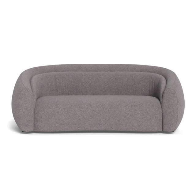Heal's Flora 3 Seater Sofa Loop Boucle Granite by Heal's | ufurnish.com