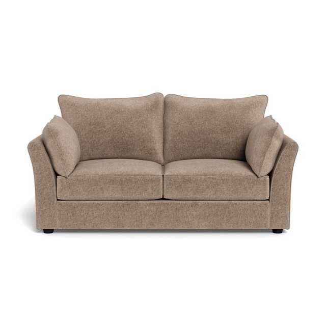 Heal's Tailor 3 Seater Sofa Velvet Boucle Rocky Black Feet by Heal's | ufurnish.com