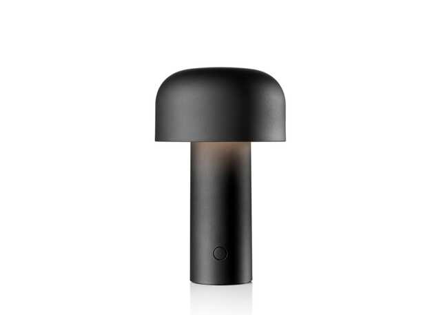 Flos Bellhop LED Portable Table Lamp Matt Black by Heal's | ufurnish.com