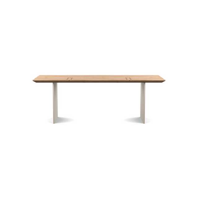 Heal's Berlin Dining Table 220x90cm Blonde Oak Chamfered Edge Filled ...