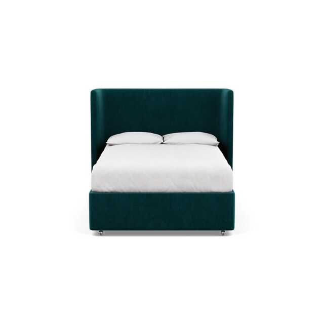 Heal's Deep Divan Double Smart Luxe Velvet Ocean None by Heal's ...