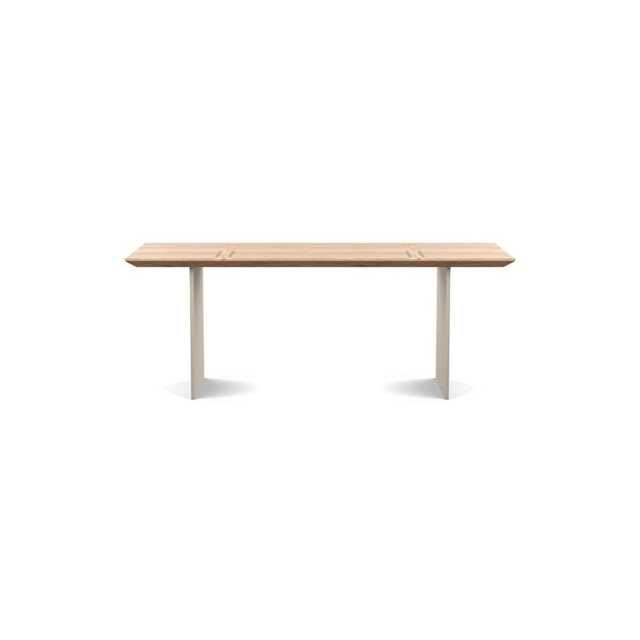 Heal's Berlin Dining Table 200x90cm White Oak Chamfered Edge Filled ...
