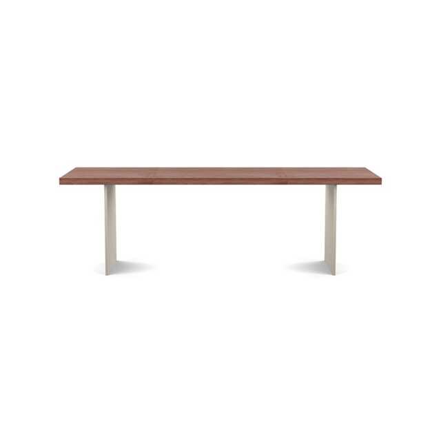 Heal's Berlin Dining Table 240x90cm Walnut Straight Edge Filled ...