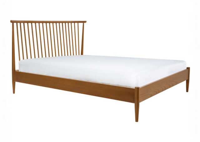 Ercol Salina Bed King Spindle Headboard Bed Vintage Ash by Heal's ...