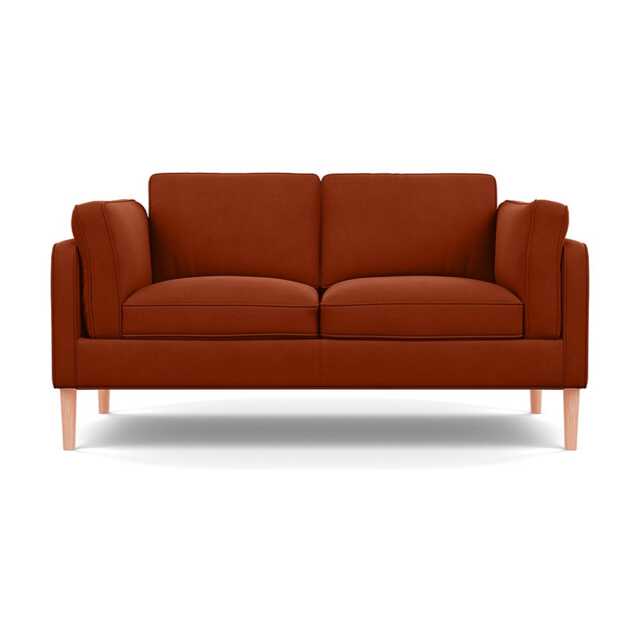 Heal's Sonno 2 Str Sofa Nobilis Velvet Rust 06 Natural Feet by Heal's ...