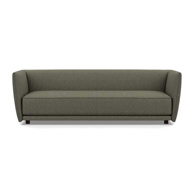 Heal's Valley 4 Seater Sofa Loop Boucle Forest Walnut Stain Feet by ...