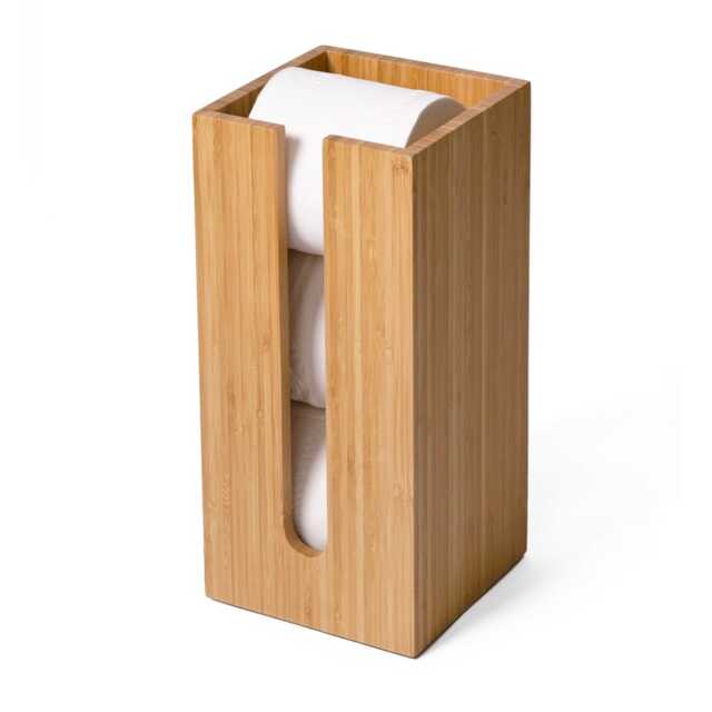 Wireworks Arena Bamboo Paper Roll Box by Heal's | ufurnish.com