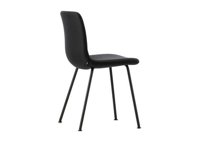 Vitra Hal Soft Tube Chair Dumet Carbon Black Basic Dark Legs by Heal's ...