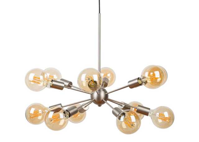 Heal's Mega Junction Chandelier 12 Light Satin Nickel by Heal's ...