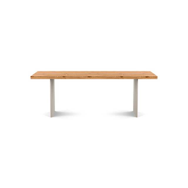 Heal's Berlin Dining Table 220x100cm Blonde Oak Natural Edge Filled ...