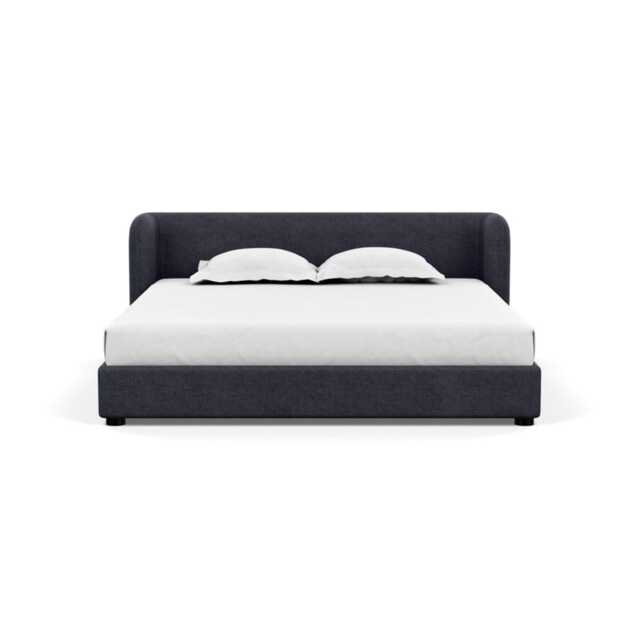 Heal's Group Bed Super King Texture Soot by Heal's | ufurnish.com