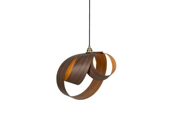 Tom Raffield Verso Ceiling Pendant Light Walnut by Heal's | ufurnish.com