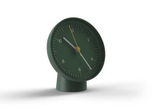HAY Jasper Morrison Table Clock Green by Heal's | ufurnish.com