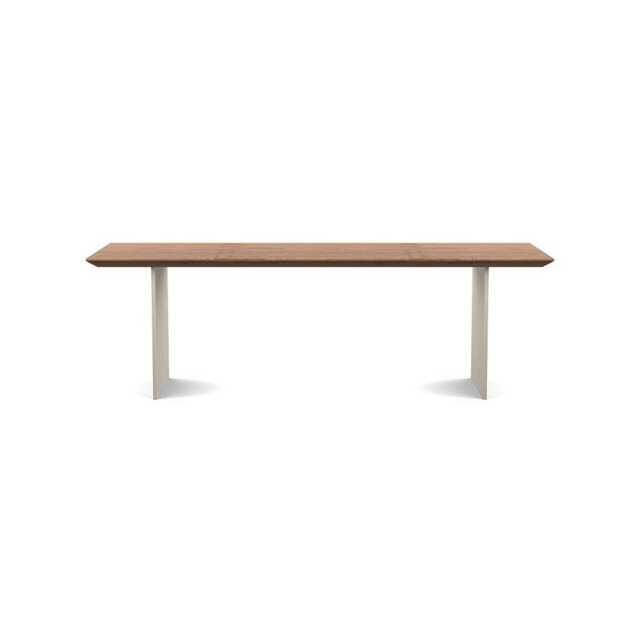 Heal's Berlin Dining Table 240x90cm Smoked Oak Chamfered Edge Filled ...