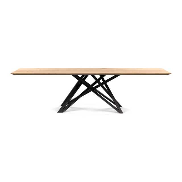 Heal's Vienna Dining Table 280x100cm Blonde Oiled Oak Chamfered Edge ...