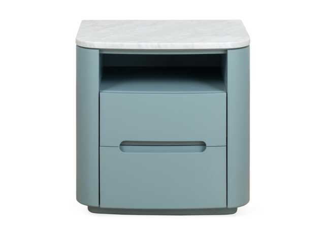 Heal's Florian Bedside Table in Blue by Heal's | ufurnish.com