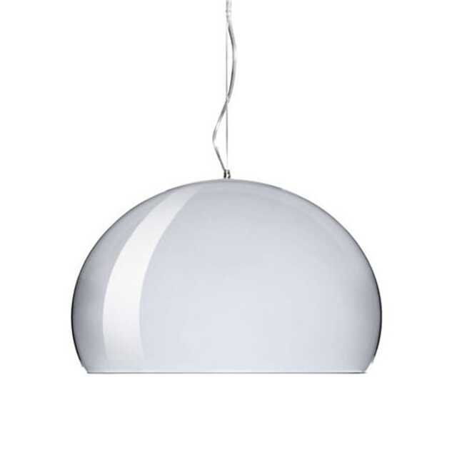 Kartell FLY Pendant Light Chrome by Heal's | ufurnish.com