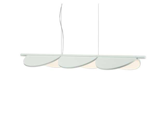 Flos Almendra Linear LED Pendant Light S3 Off White by Heal's ...