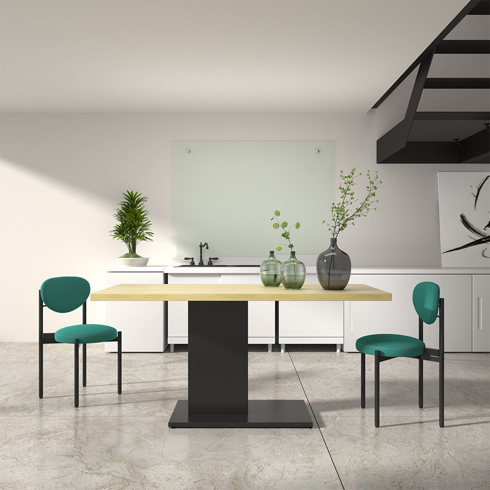 1600mm Rectangular Dining Table Modern Industrial Table by Homary ...