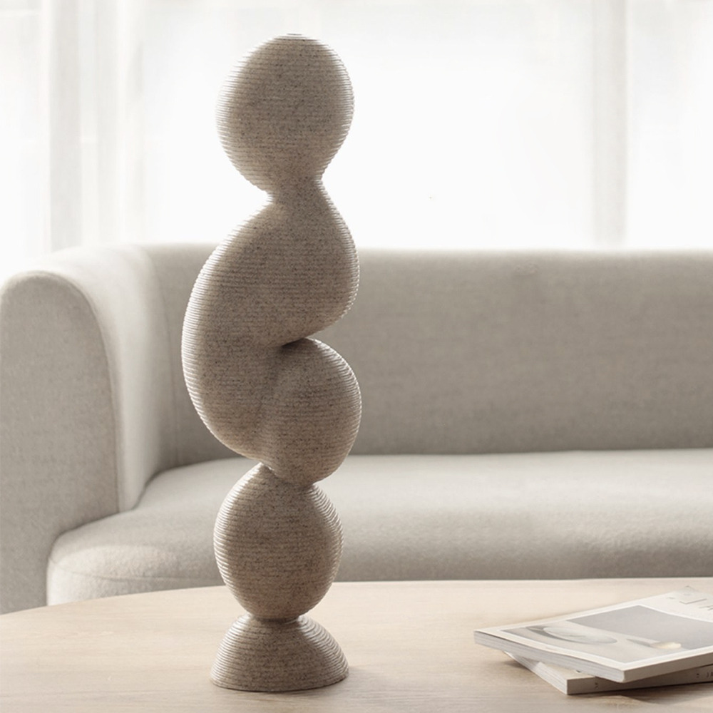 Modern Resin Abstract Sculpture Art Home Decorative Figurine Desk Decor ...