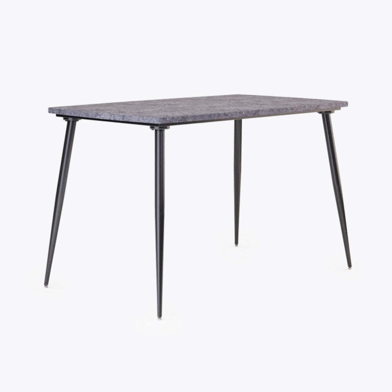 Amble Dining Table Concrete Effect Kitchen Dining Room, Small by Home ...