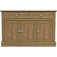 Devon Oak Sideboard with 3 Doors and 2 Drawers | Affordable Traditional ...