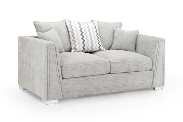 Cony Sofa Grey 2 Seater by Honeypot Furniture | ufurnish.com