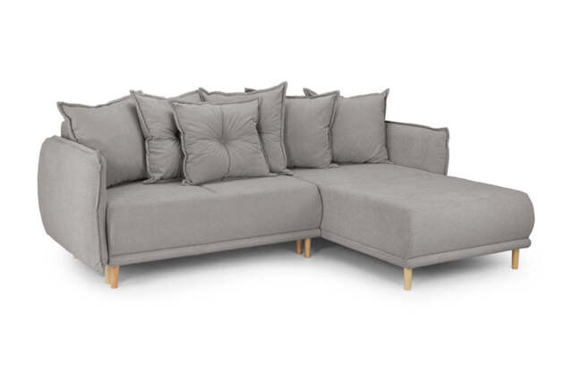 Gale Sofa Bed Grey Universal Corner by Honeypot Furniture | ufurnish.com