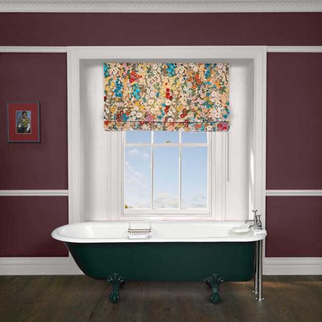 House of Hackney HOLLYHOCKS Velvet Blind - Autumn Autumn by House of ...