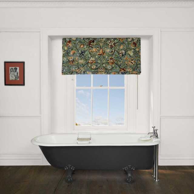 House of Hackney GAIA Velvet Blind - Prussian Blue Prussian Blue by ...