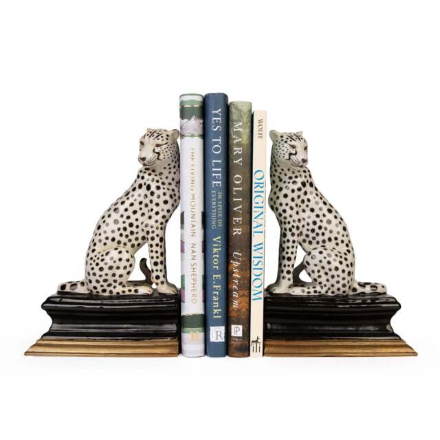 CHEETAH Bookends - Natural by House of Hackney | ufurnish.com