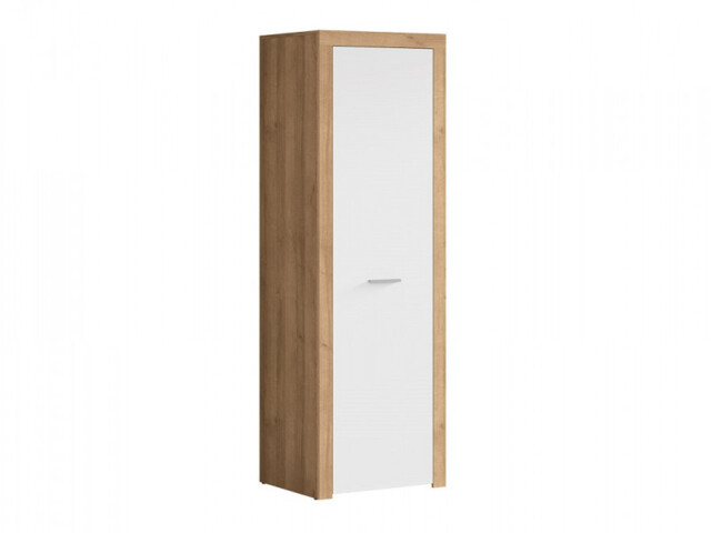 Modern 1 Door Freestanding Single Wardrobe Shelf Hanging Rail Storage ...