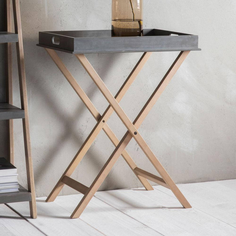 Grey Tray Table by InsideOut Living | ufurnish.com