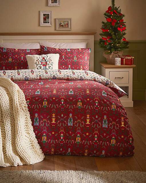 Nutcracker Duvet Cover Set RED - JD Williams - Size: DOUBLE by JD ...