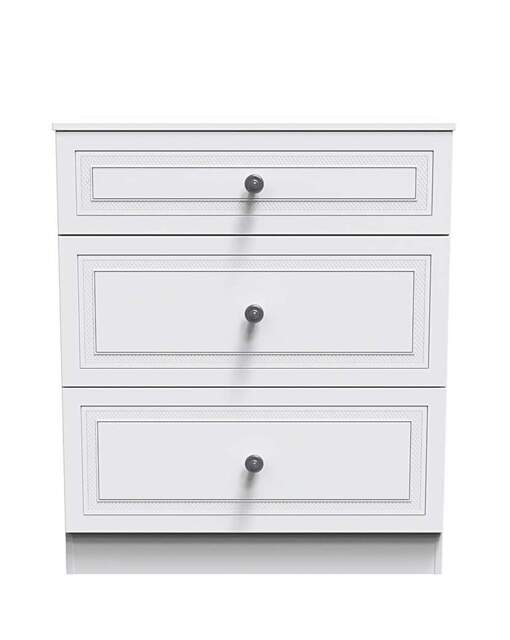 Richmond Assembled 3 Drawer Chest White - Welcome by JD Williams ...