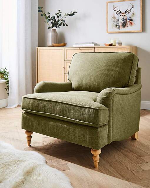 Wisteria Armchair Green - JD Williams by JD Williams | ufurnish.com