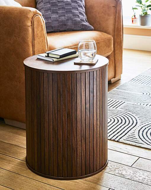 Tate Side Table Walnut - JD Williams by JD Williams | ufurnish.com