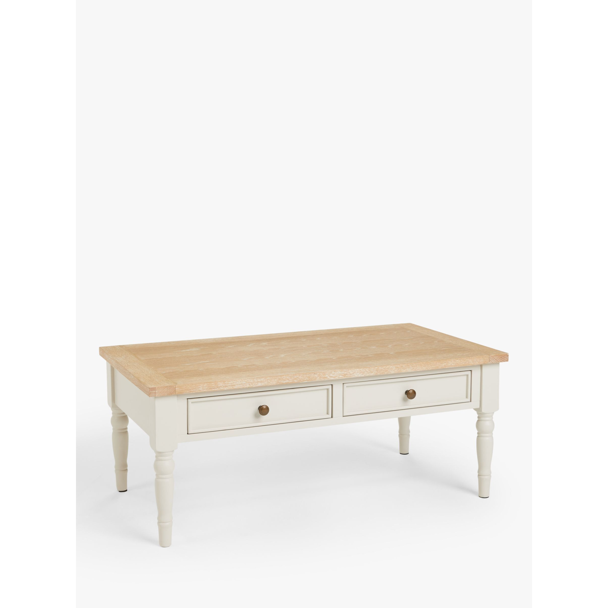 John Lewis Foxmoor Storage Coffee Table, FSC-Certified, Oak & Cream by ...