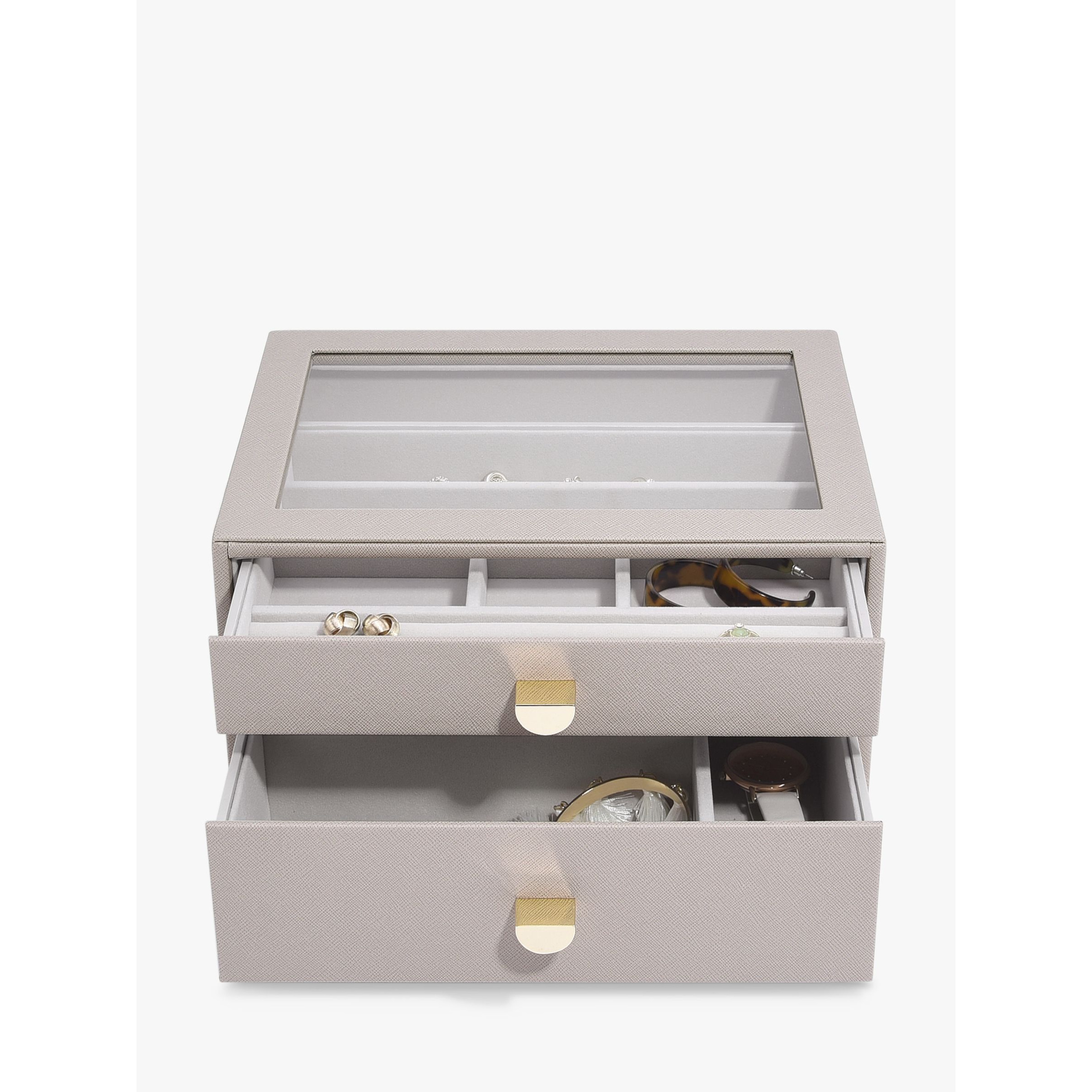 Stackers Classic 2 Drawer Jewellery Box by John Lewis & Partners ...