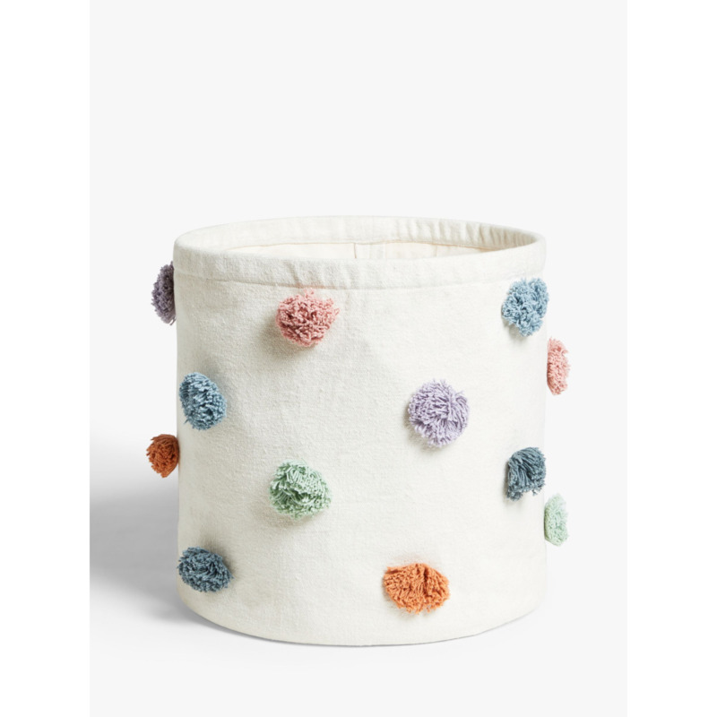 John Lewis Pom Pom Storage Basket by John Lewis & Partners | ufurnish.com