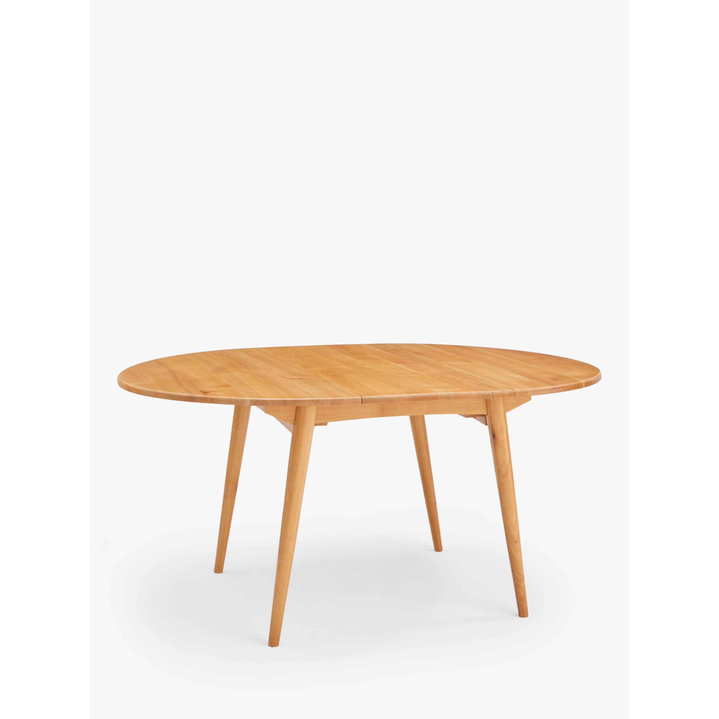 John Lewis Wycombe 4-6 seater Round Extending Dining Table, Cherrywood ...